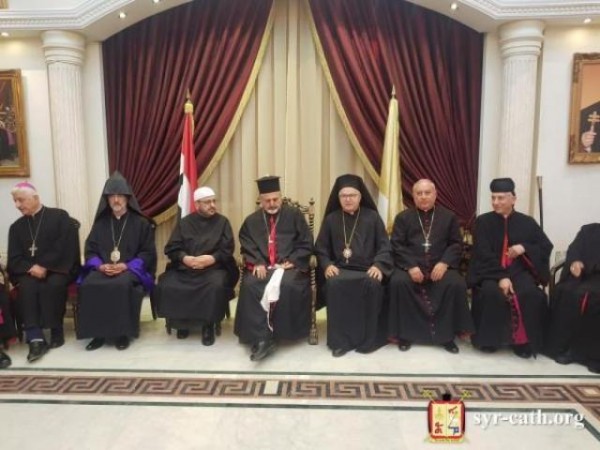غبطة البطريرك يونان يستقبل رؤساء الطوائف المسيحية والإسلامية في حلب