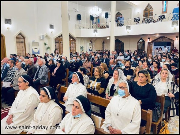البطريرك ساكو في افتتاح كنيسة سلطانة الوردية الكنيسة ينبغي ان تكون