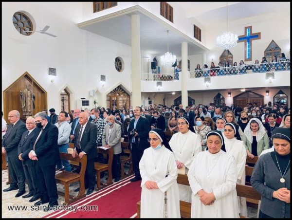 البطريرك ساكو في افتتاح كنيسة سلطانة الوردية الكنيسة ينبغي ان تكون