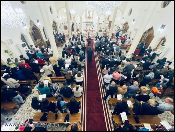البطريرك ساكو في افتتاح كنيسة سلطانة الوردية الكنيسة ينبغي ان تكون